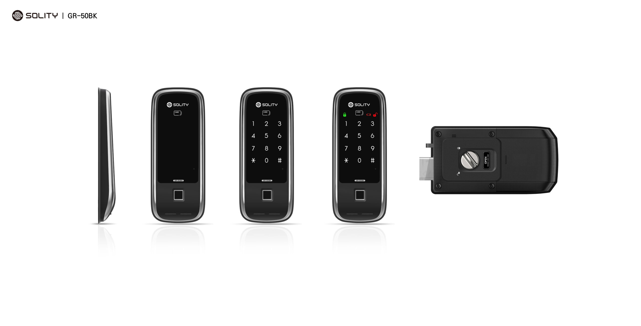 Solity GR-50BK Digital Door Lock – Smart Home